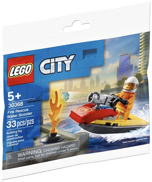 Конструктор LEGO City 30368 Водный мотоцикл пожарной команды - купить с ...