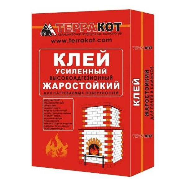 Клей для плитки ТЕРРАКОТ клей_жаростойкий, Жаростойкость купить по ...