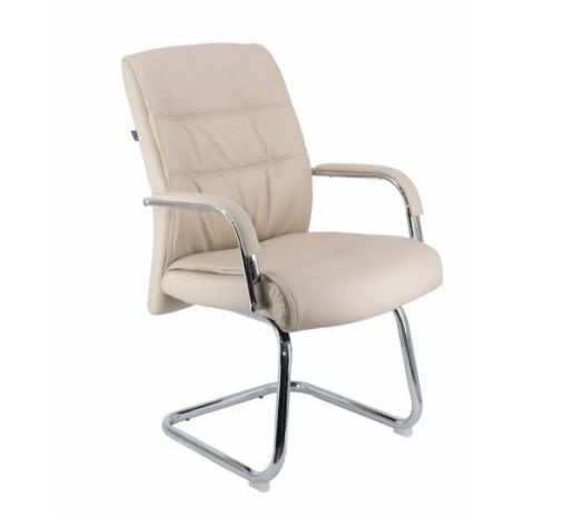 Кресло для посетителей Everprof Bond CF обивка экокожа, макс. нагрузка 120 кг, каркас ...