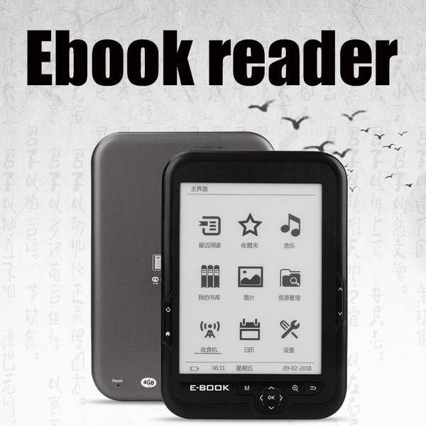 Электронная книга WEFACAI 6“ Ebook E-ink, Монохромный - купить по ...