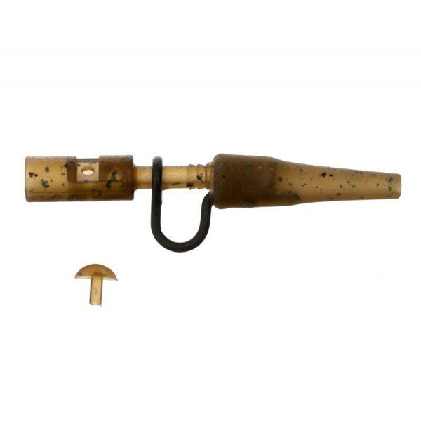 CARP PRO Клипса безопасная Metallic Lead Clips plus Tail Rubbers Camo c ...