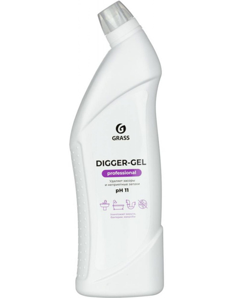 Характеристики Профхимия для прочистки труб и стоков, Digger-Gel PROF ...