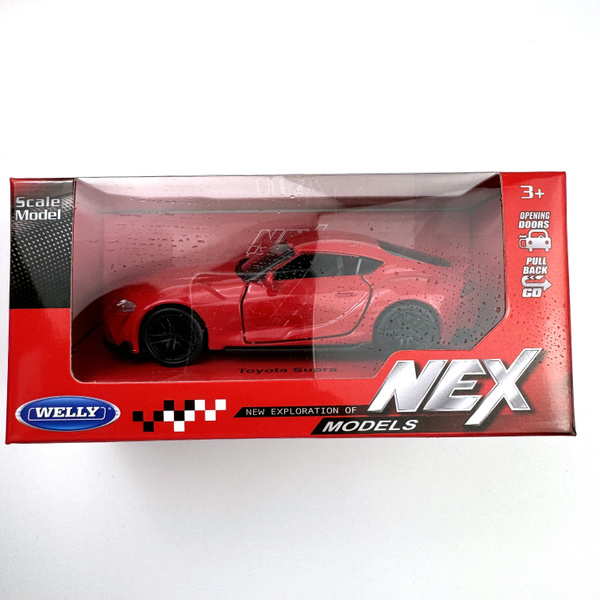 Машинка WELLY 1/36 Alloy model toy toyota supra blcak wheels - купить с ...