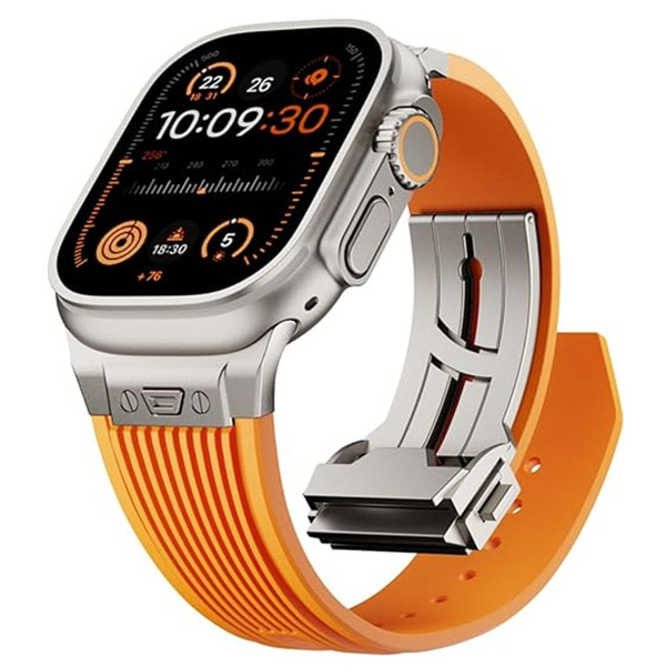 Силиконовый ремешок для Apple Watch Ultra 1/2 Band 49 мм 45 мм 44 мм 42 ...