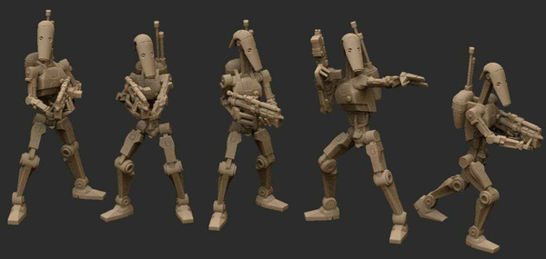 Миниатюра Star Wars B-1 Droid Squad - купить с доставкой по выгодным ...