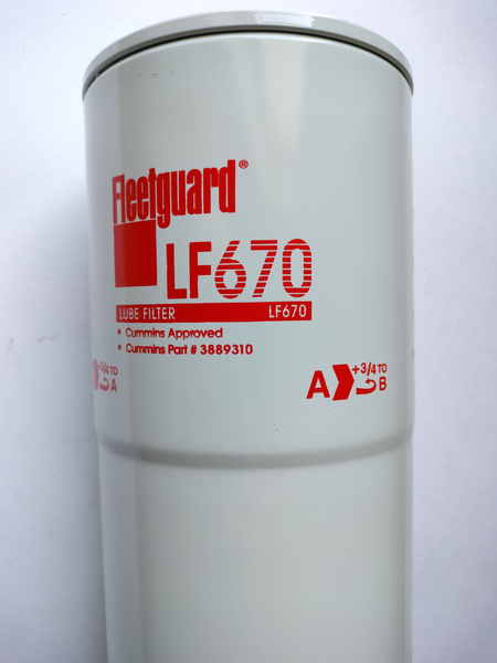 Фильтр топливный Fleetguard LF670 - купить по выгодным ценам в интернет ...