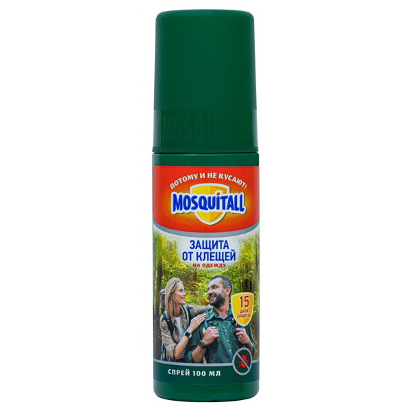 Mosquitall (Москитол) "Специальная защита" спрей от клещей, 100 мл ...