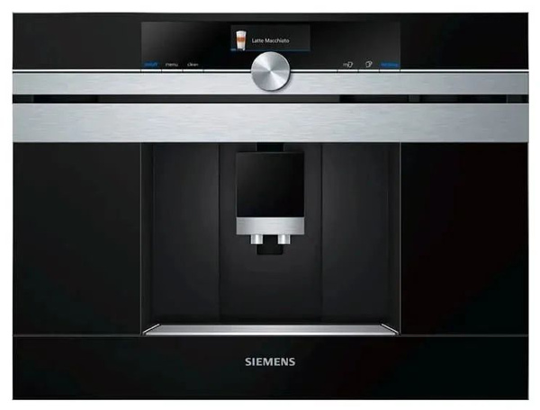 Встраиваемая кофемашина Siemens CT636LES1, черный купить по выгодной ...