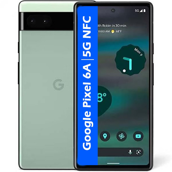 Смартфон Google Pixel 6A 128 ГБ 6 ГБ Зеленый 6.7 OLED/AMOLED GA03463-US ...