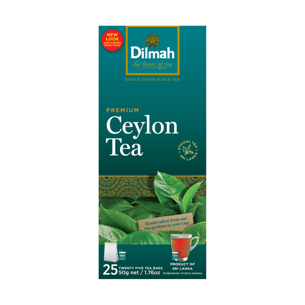 Чай Dilmah черный цейлонский, в пакетиках, 25 шт - купить с доставкой ...