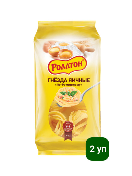 Роллтон яичные гнезда, 2 уп. 400 гр. - купить с доставкой по выгодным ...