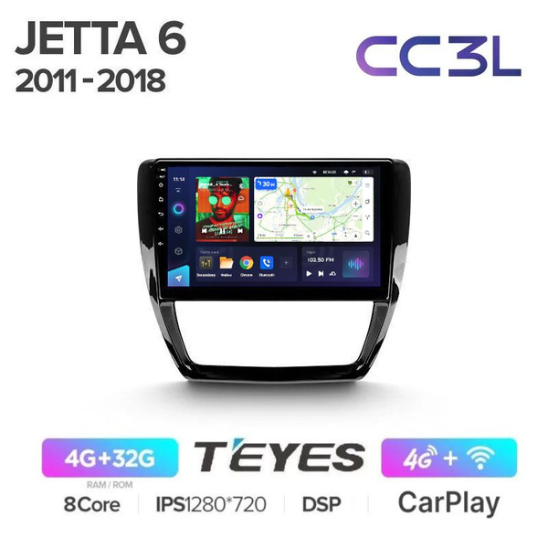 Магнитола Teyes CC3L Фольксваген Джетта 6 Volkswagen Jetta 6 ...