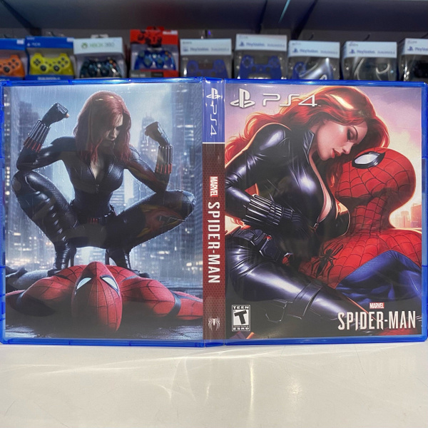 Игра "Spider Man / Человек паук" PS4 - Кастомная обложка для диска ...