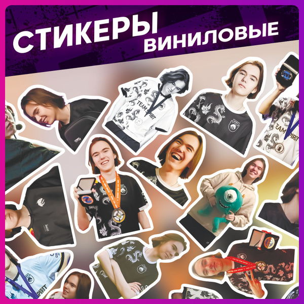 Стикеры Наклейки на телефон набор Team Spirit Donk купить с доставкой