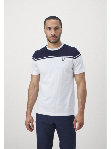 Футболка Sergio Tacchini, размер 52, цвет белый, Состав материала ...
