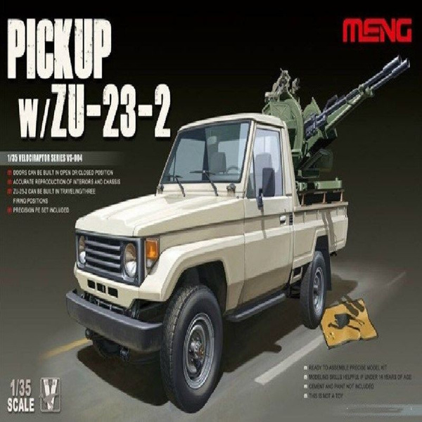 Meng Model vs-004 1/35 pick up w/zu-23-2 марка вантаж вки для в йни aaa ...
