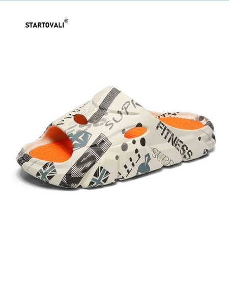 Шлепанцы Мужской, Женский SYJWY, размер 36 EVA Круглый нос Без каблука Без застёжки Лето купить ...