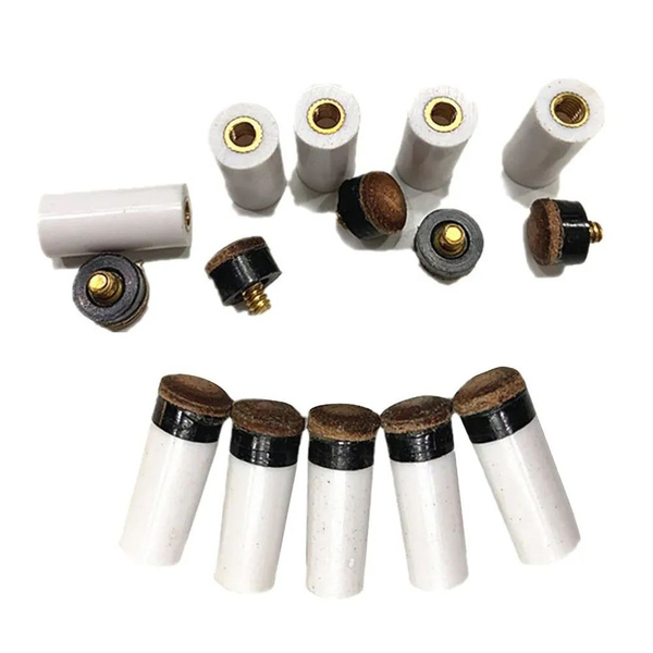 Сменные винтовые головки для кия, 10 шт, набор головок для бильярдного ...