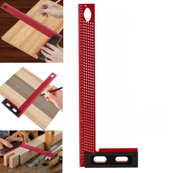 FNICEL Линейка/угольник 300мм, Алюминий купить на OZON по низкой цене ...