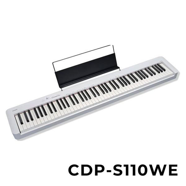 Цифровое пианино Casio CDP-S110WE,синтезатор 88 клавиш, белое - купить ...