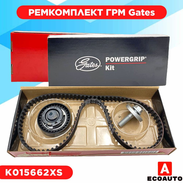 Ремень ГРМ + Ролик Gates K015662XS для (Рено Логан, Сандеро) RENAULT ...