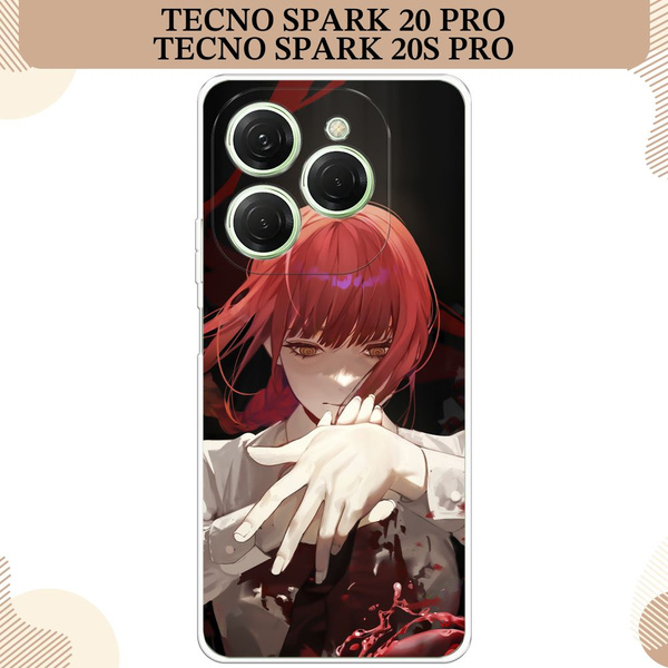 Силиконовый чехол на Tecno Spark 20 Pro 20s Pro Текно Спарк 20 Про Техно Спарк 20С Про аниме