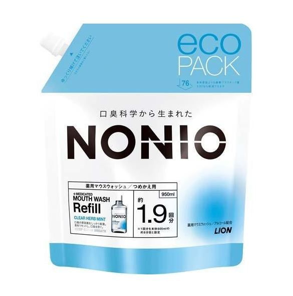 Lion Nonio Ополаскиватель для полости рта 950 мл - купить с доставкой по выгодным ценам в ...