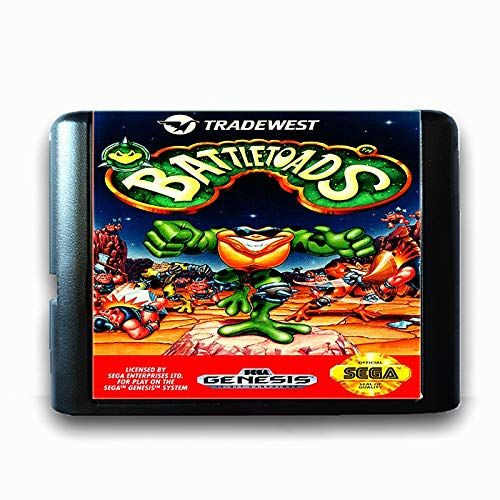 Игровой картридж для приставки 16 bit SEGA: BATTLE TOADS (без коробки ...