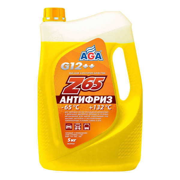 Антифриз AGA Z65, Готовый раствор купить по выгодной цене в интернет ...
