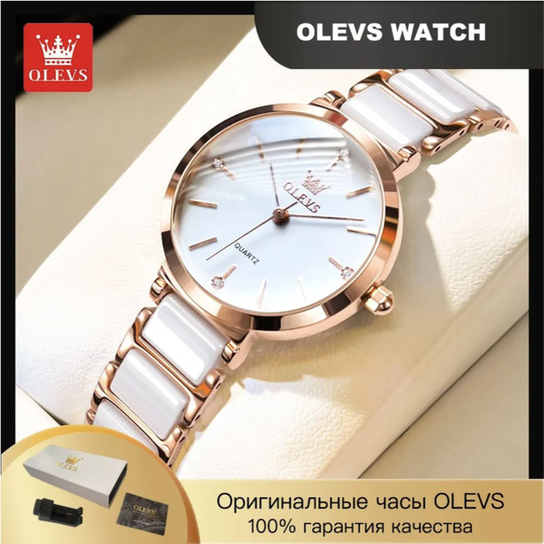OLEVS Часы наручные Кварцевые 5877 - купить с доставкой по выгодным ...