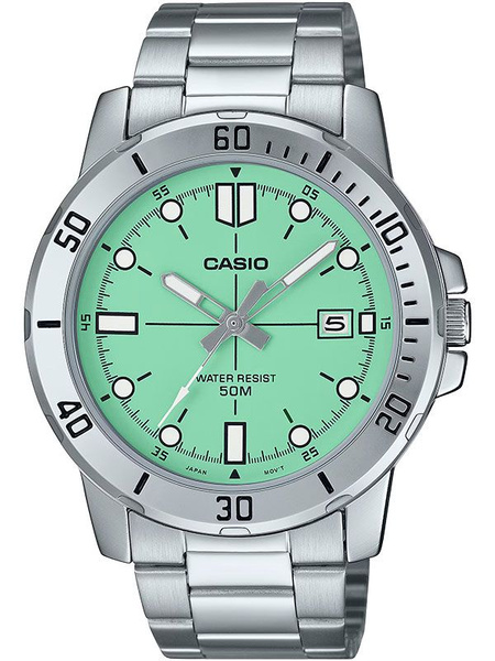 Кварцевые мужские наручные часы Casio Collection Mtp Vd01d 3e1 с индикацией текущей даты