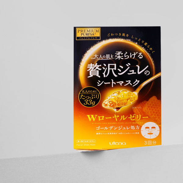 Utena "Premium Puresa Golden" Подтягивающая желейная маска для лица ...