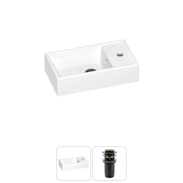Маленькая раковина в туалет Wellsee WC Area 202010456 в наборе 2 в 1 ...