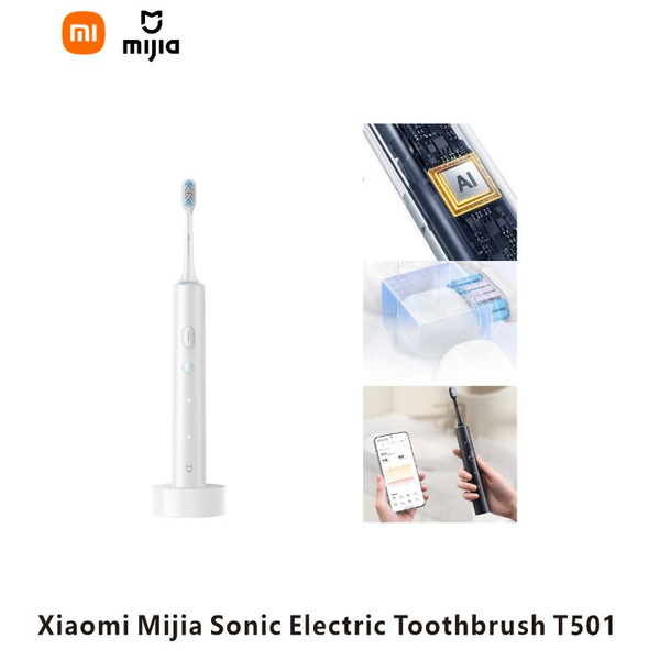 Xiaomi Электрическая зубная щетка MES607, белый купить на OZON по низкой цене (1731930967)