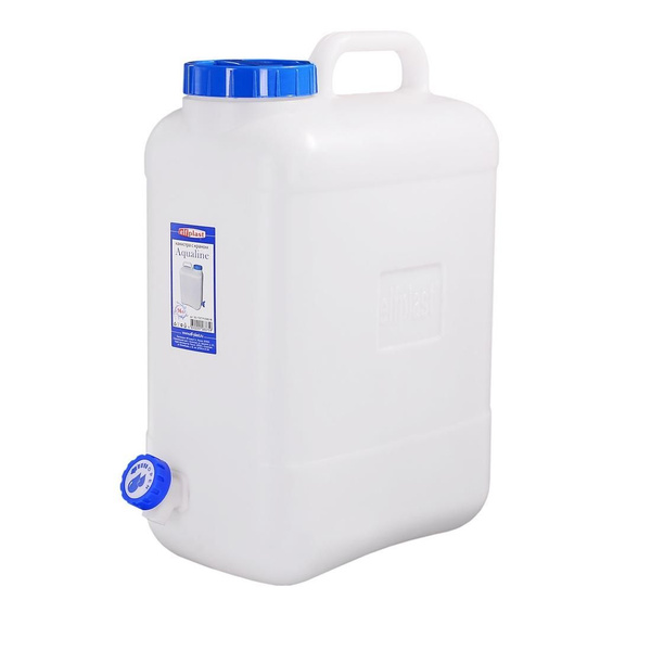 Канистра хозяйственная Elfplast "Aqualine" 16 л с краном и ручкой - купить с доставкой по ...