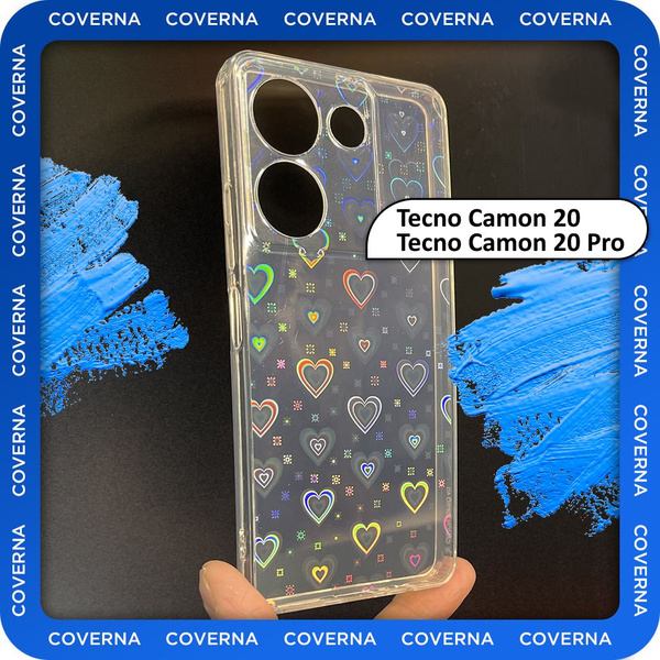 Прозрачный чехол на Tecno Camon 20, 20 pro на Техно Камон 20, 20 про с ...