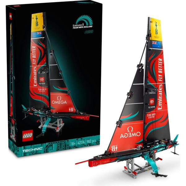 Лего Technic серия, LEGO 42174 Яхта Emirates Team New Zealand AC75 ...