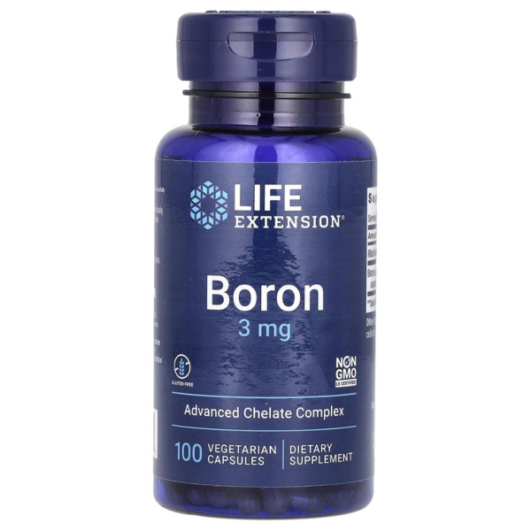 Life Extension Boron, Бор 3 mg 100 капсул - купить с доставкой по ...