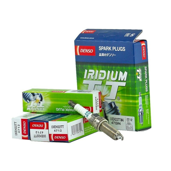 IXEH22TT Свечи зажигания ИРИДИЕВЫЕ 4 ШТ ЯПОНИЯ DENSO 4712 для NISSAN ...
