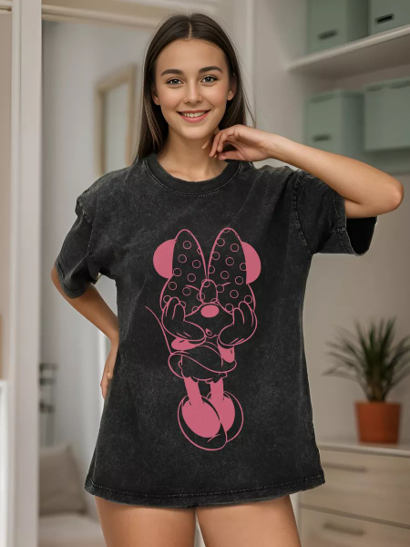 Футболка Мужской, Женский yutti розовый Длинный, размер 54 свободный Китай (Тайвань) купить c ...