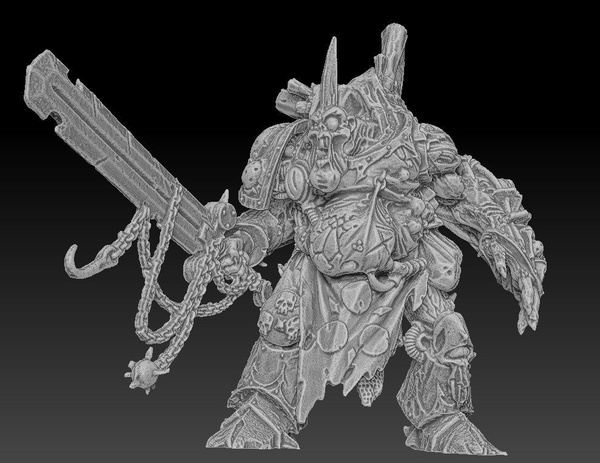 Миниатюра Warhammer Chaos Space Marines Nurgle Daemon Prince Proxy ...