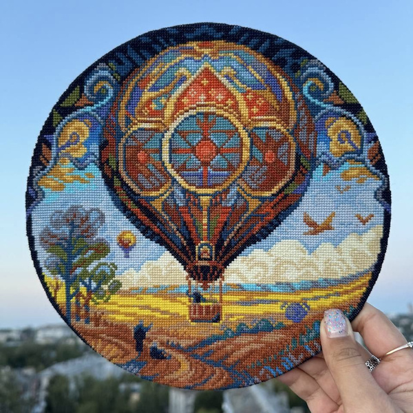 Набор для вышивания MV-104D Воздушный шар купить на OZON по низкой цене ...