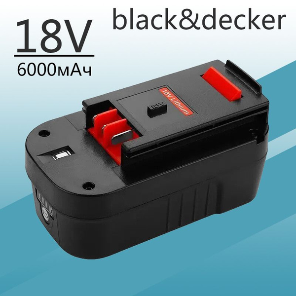 18V 6000 мАч Черный и Decker A18 A1718 A18NH HPB18 Электрический инструментальный аккумулятор ...