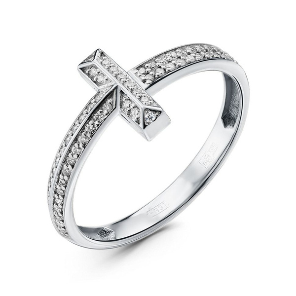 Grigoriev Кольцо Золото белое 585 пробы купить на OZON по низкой цене (1721965770)