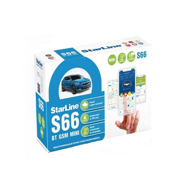 Автосигнализация StarLine S66 v2 Mini купить по выгодной цене в интернет-магазине OZON (1722233255)