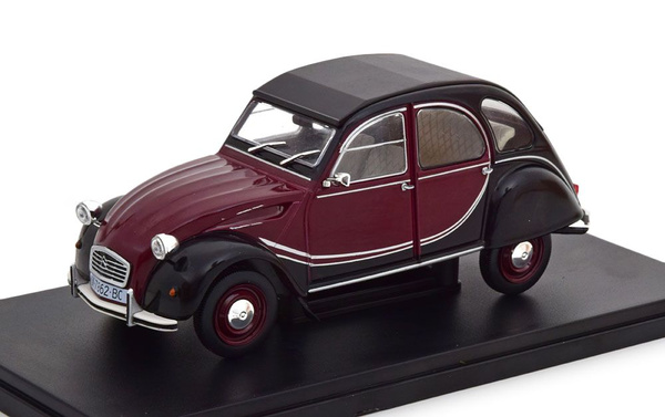 CITROEN 2CV6 Charleston 1982 Dark Red/Black, масштабная модель коллекционная купить на OZON по ...