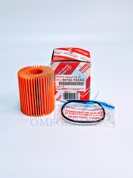 Фильтр масляный, Toyota 04152YZZA3 купить на OZON по низкой цене ...