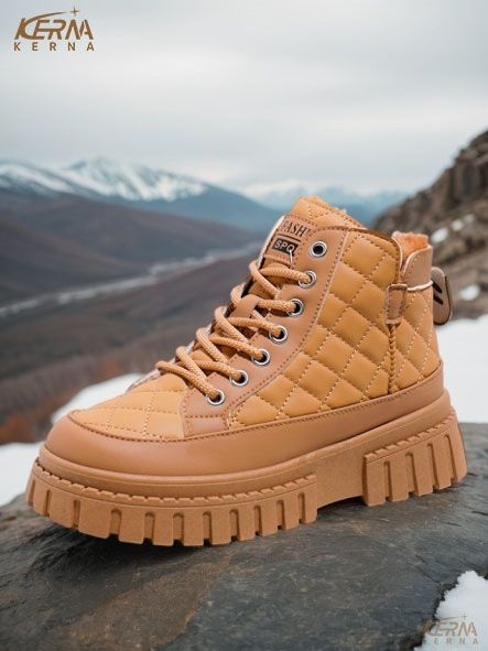 Ботинки Женский KERNA хаки, размер 34 броги Зима D Шнурки Без каблука Бахрома Россия купить c ...