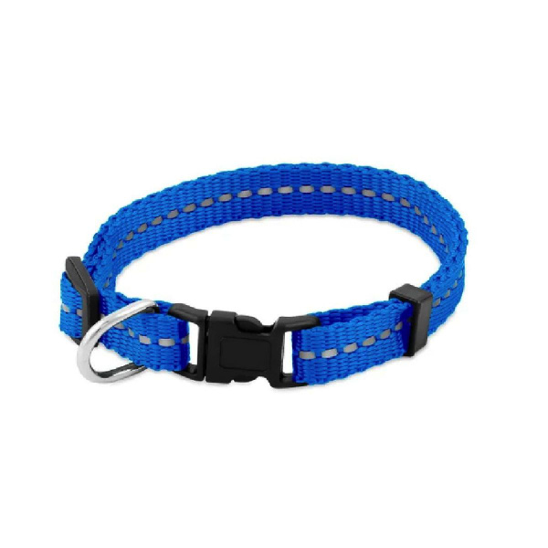 Saival Ошейник "Рефлекс" светоотражающий SM синий 12мм обхват 28-43см ...
