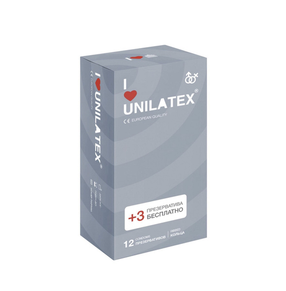 Презервативы Unilatex Ribbed №12 кольца купить на OZON по низкой цене ...